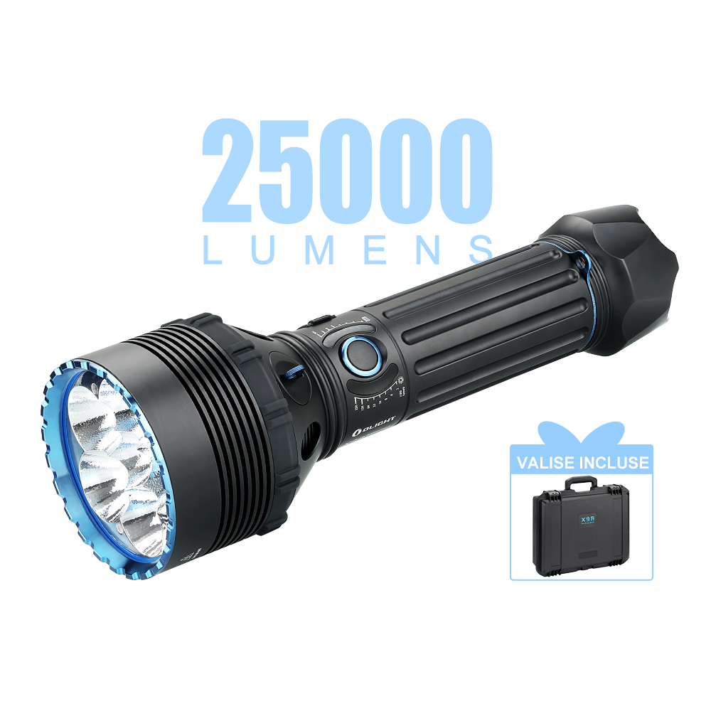 X9R Marauder Grosse Lampe Torche 25000 Lumens | Olight France